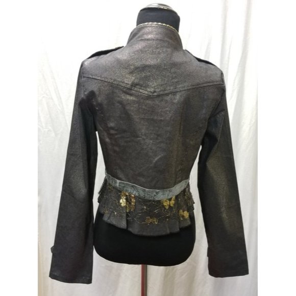 Grifflin Paris | Jackets & Coats | Grifflin Metallic Vintage Art ...